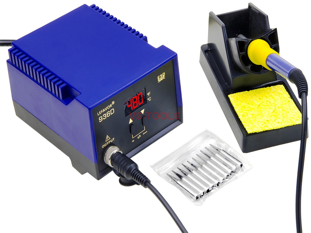 Digital Soldering Iron Station ESD Safe Adjustable Temperature ...